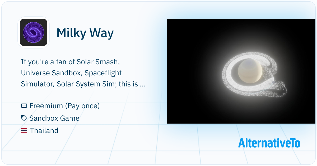 Milky Way: Gravity and Universe Sandbox | AlternativeTo