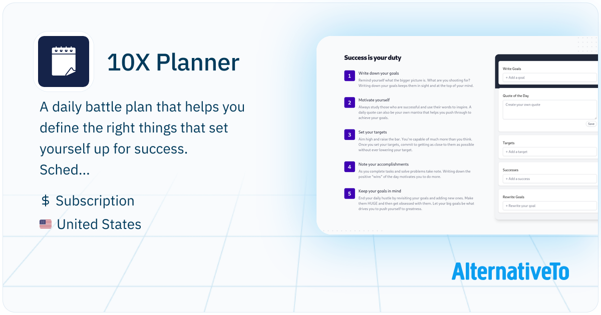 10X Planner: A daily planner for entrepreneurs that want 10X their life ...
