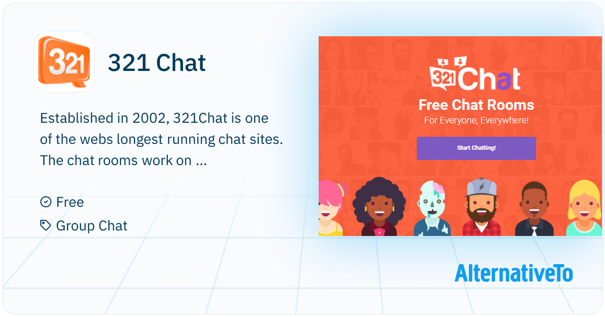 321 Chat: Free chat rooms for all ages, races and sexual orientations ...