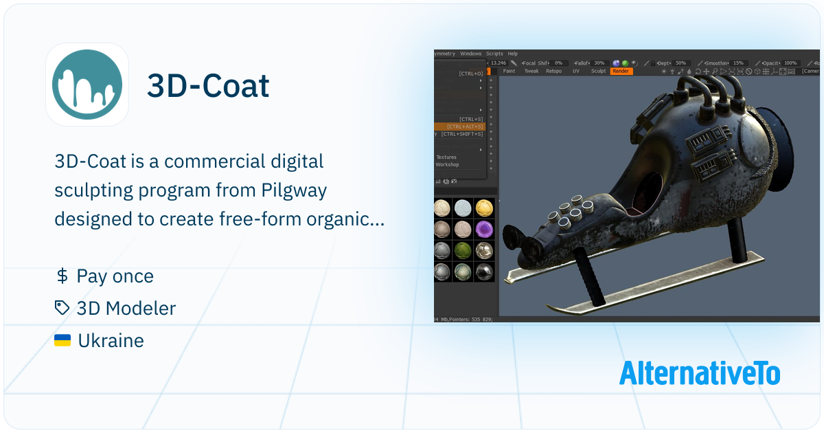 3D-Coat: The one application that has all the tools you need to take ...