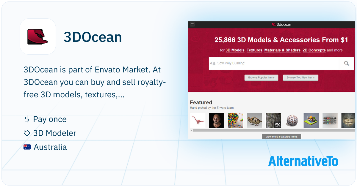 3DOcean: 3D Models & Accessories From $1 for 3D Models, Textures ...