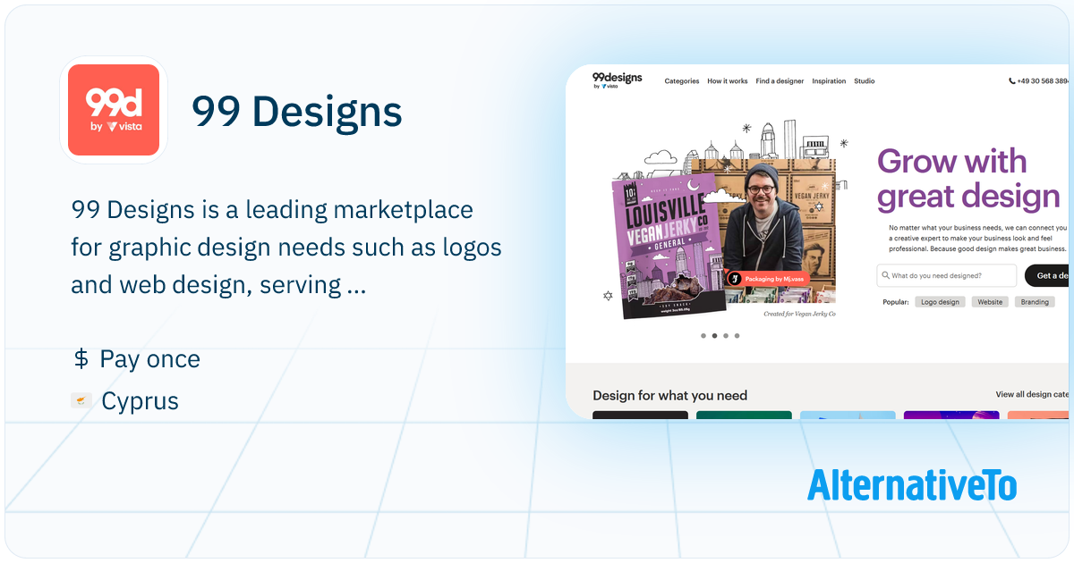 99 Designs: Global marketplace for graphic design needs | AlternativeTo
