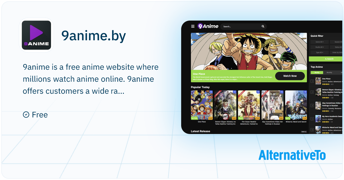 9anime.by: 9anime is the greatest free anime streaming website for ...