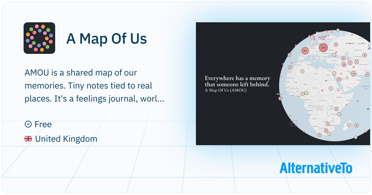 A Map Of Us: Anonymous memories shared as color-coded map notes ...