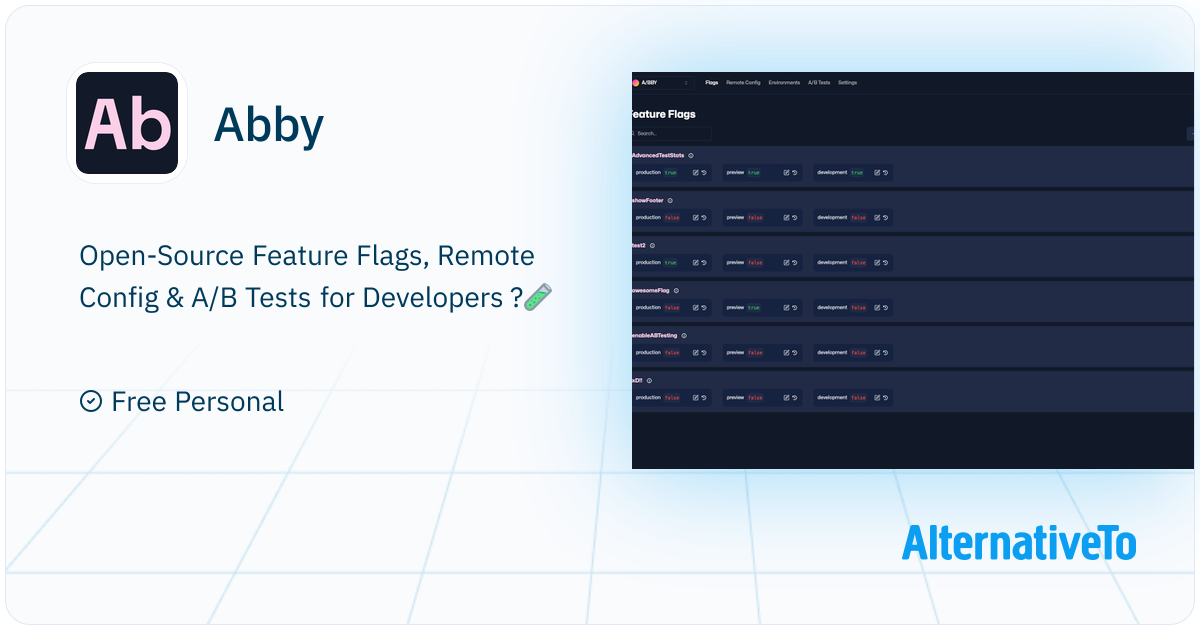Abby: Open-Source Feature Flags, Remote Config & A/B Tests for ...