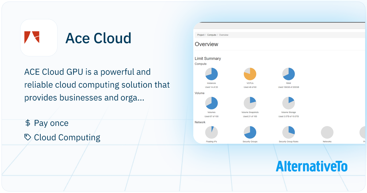 Ace Cloud: ACE Cloud GPU is a cloud computing solution that provides ...