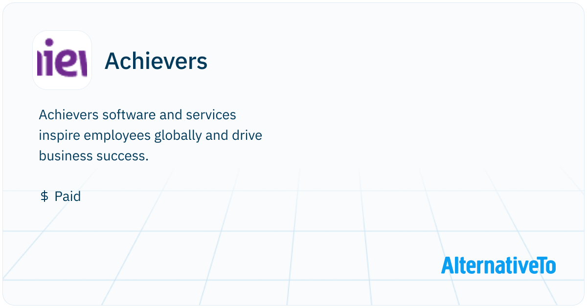 Achievers: Software and services inspire employees | AlternativeTo