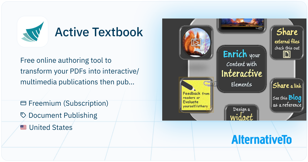 Active Textbook: Free online authoring tool to transform your PDFs ...