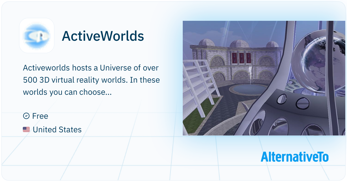ActiveWorlds: Activeworlds hosts a Universe of over 500 3D | AlternativeTo