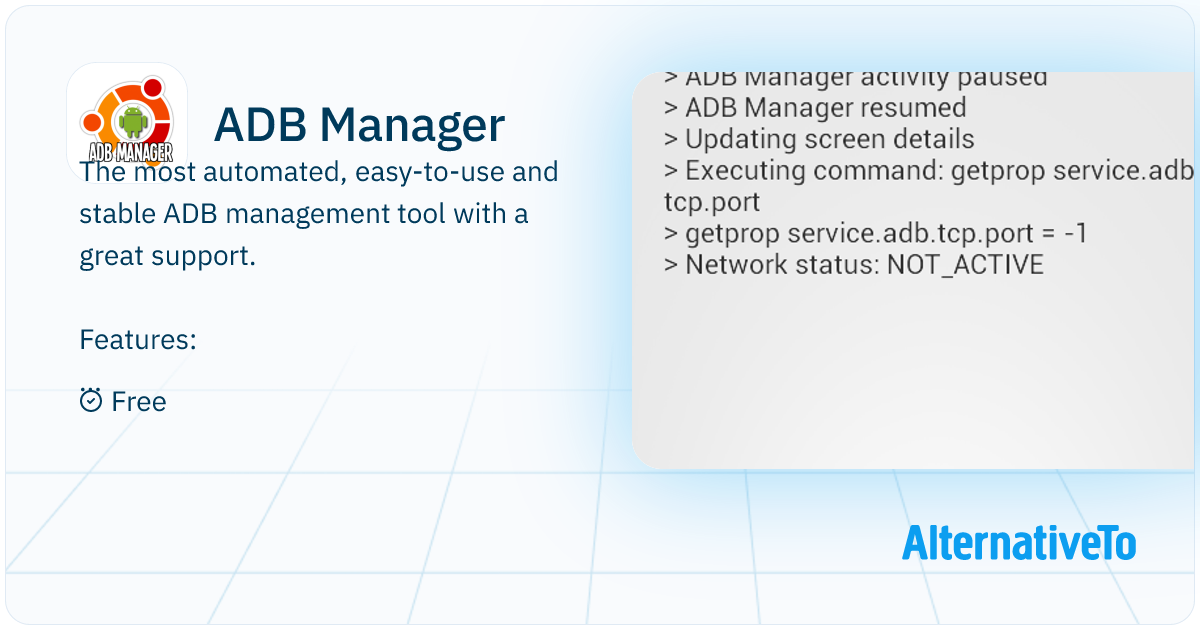 ADB Manager: Your one stop to developing more easily on Android ...