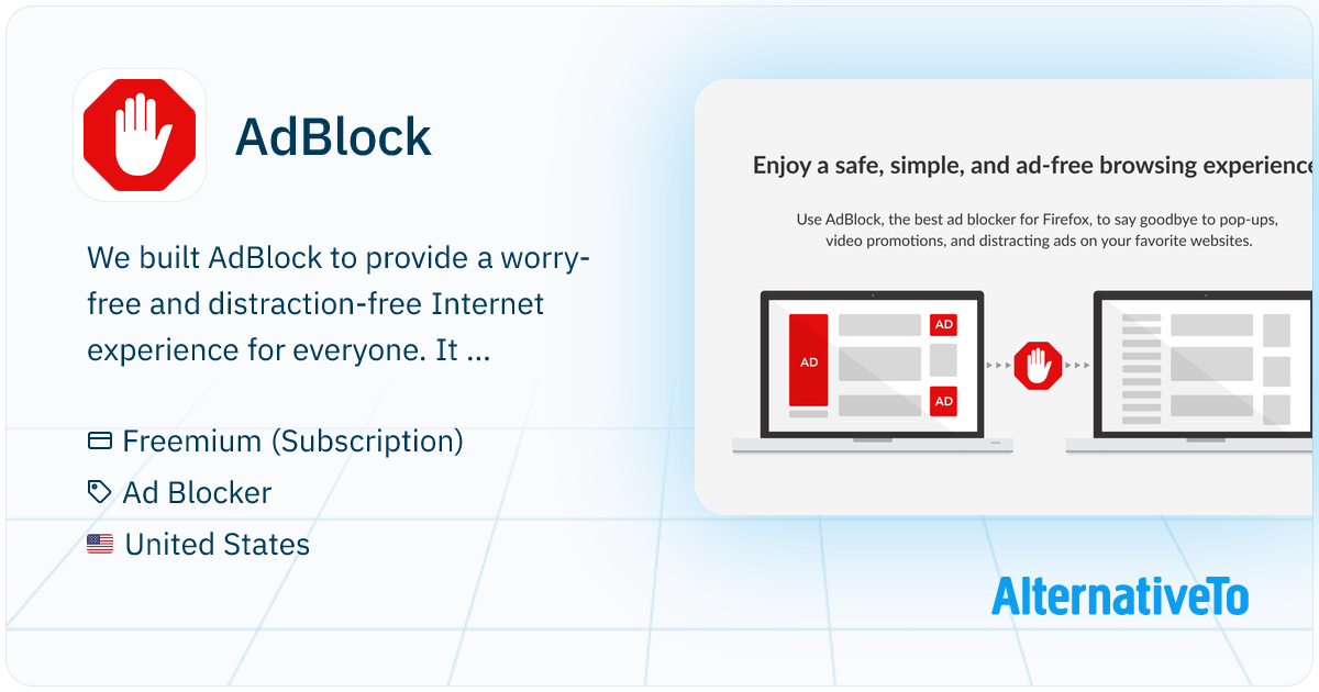 AdBlock: Blocks ads, improves browser speeds, enhances privacy online ...