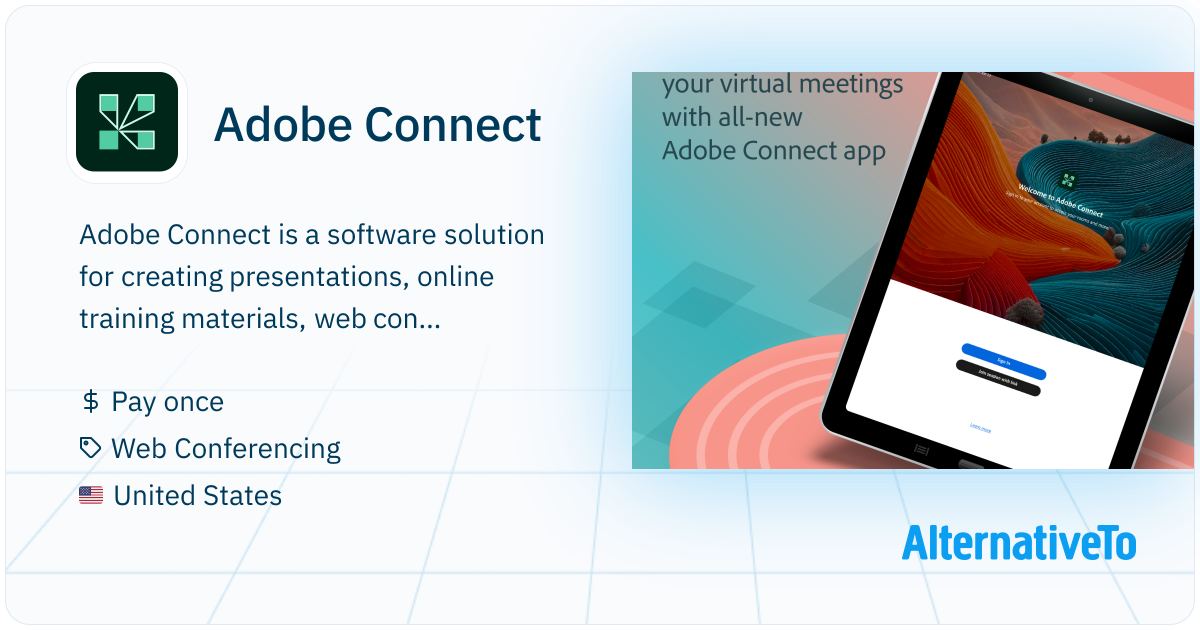 Adobe Connect: - Web meetings, eLearning, and webinars for the ...