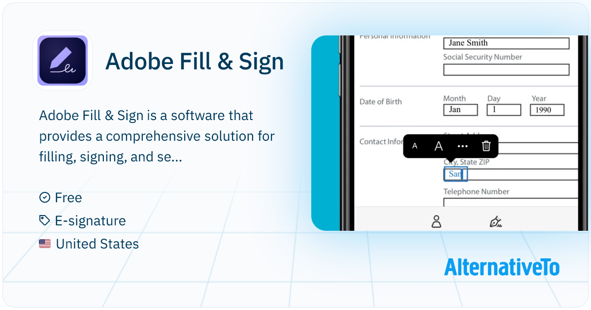 Adobe Fill & Sign: Digitally fill and sign forms efficiently ...