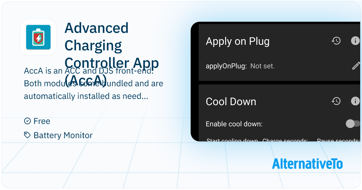 Advanced Charging Controller App (AccA): ACC App allows to edit ACC ...