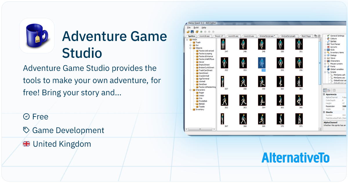 Adventure Game Studio: (AGS) - is the IDE and the engine meant for ...