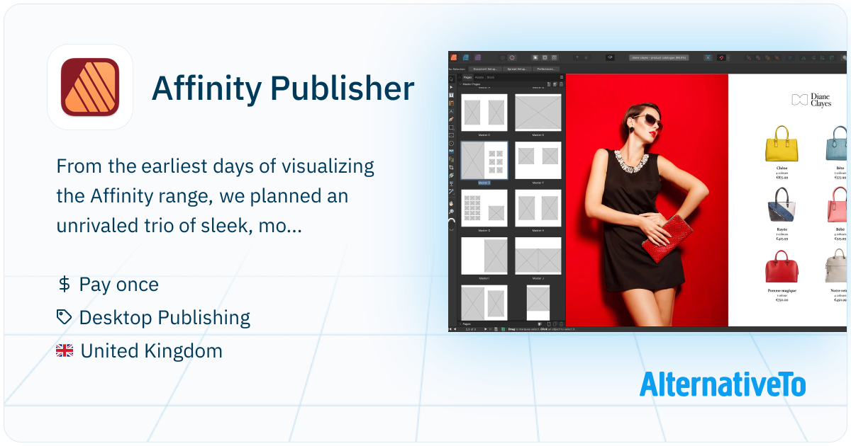 Affinity Publisher: Advanced desktop publishing software | AlternativeTo