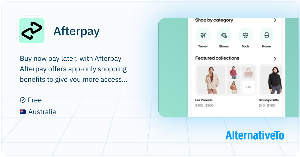 Afterpay: "buy now, pay later" app that lets users split purchases into ...