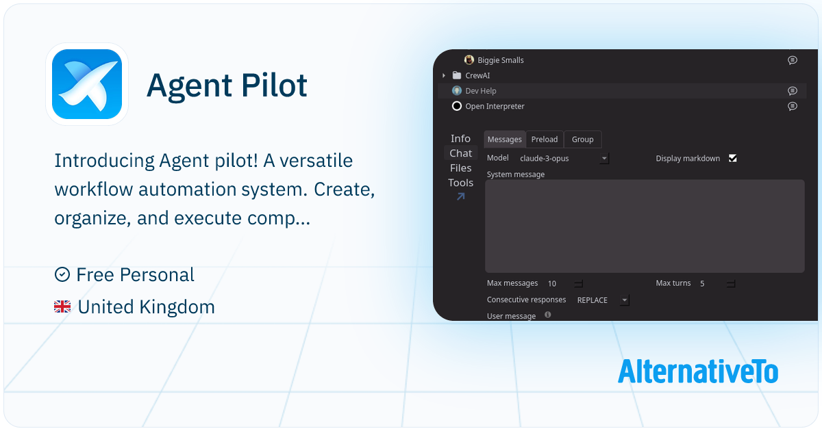 Agent Pilot: A versatile workflow automation platform to create ...