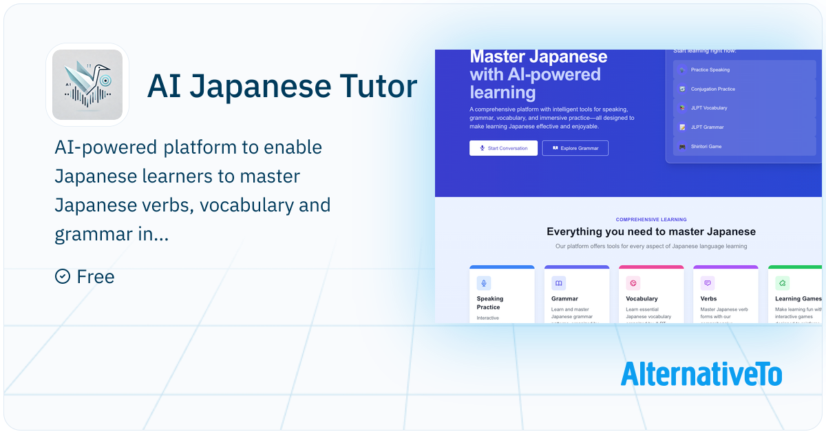 AI Japanese Tutor: AI-powered platform to enable Japanese learners to ...