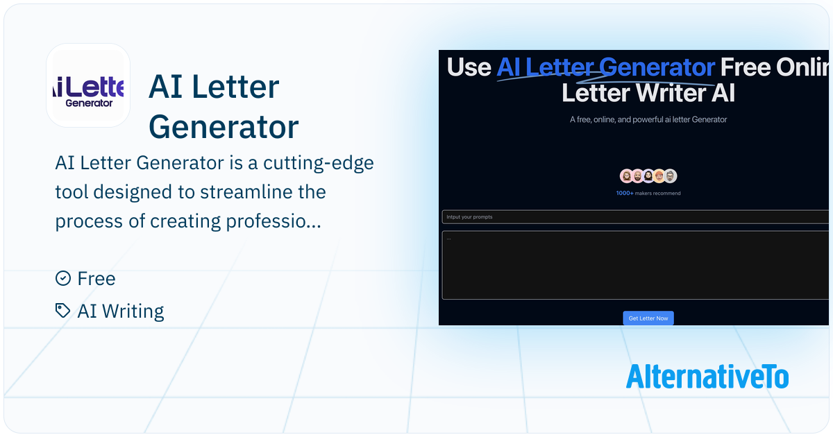 AI Letter Generator: Helps you create professional letters easily with ...