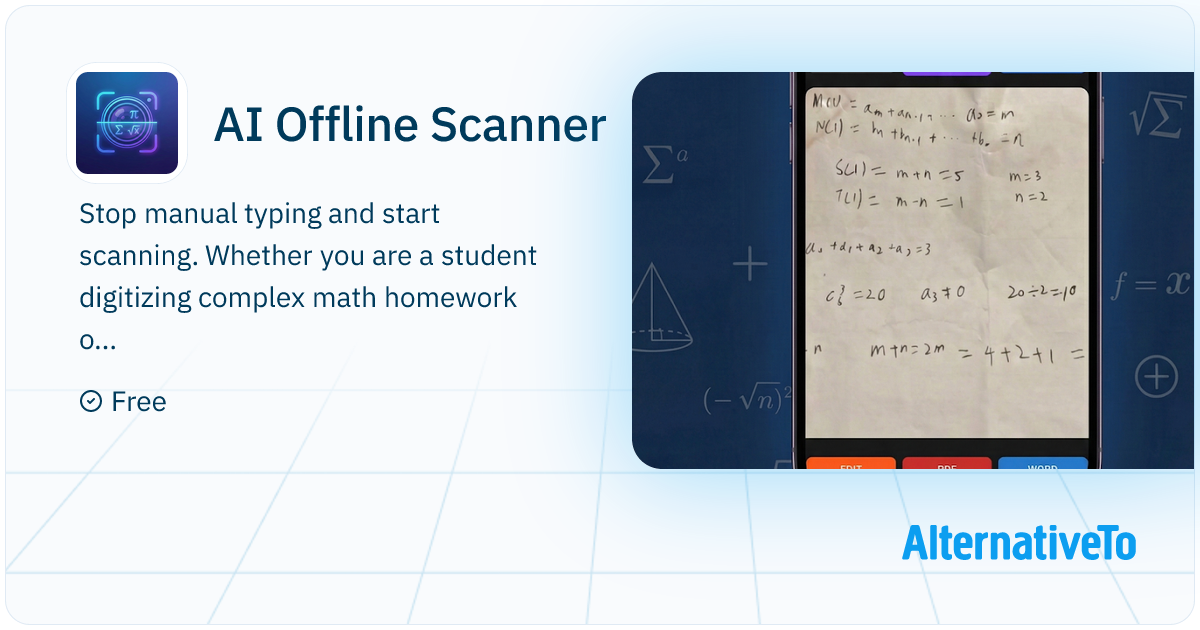 AI Offline Scanner: Unlock the power of a professional AI scanner that ...