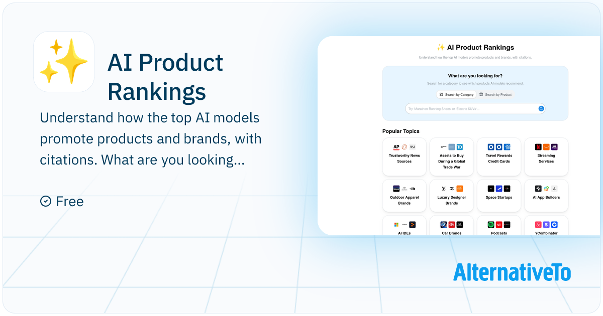 AI Product Rankings: Understand how the top AI models promote products ...