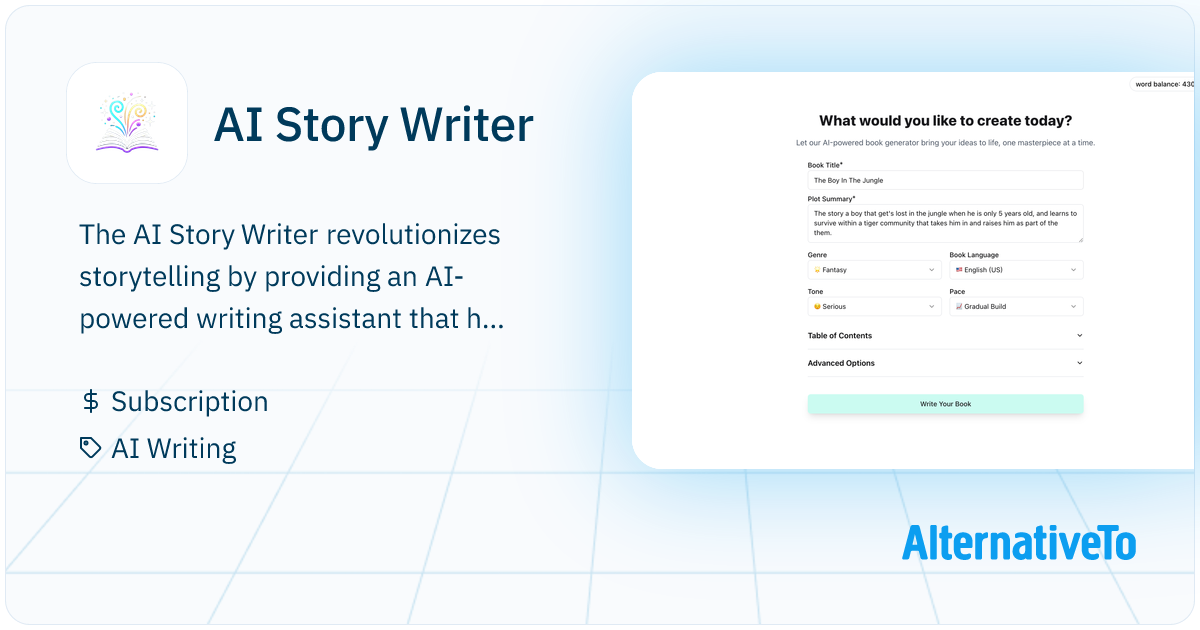 AI Story Writer: The AI Story Writer revolutionizes storytelling by ...