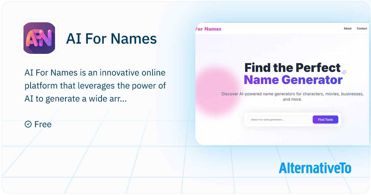 AI For Names: Innovative online platform that leverages the power of AI ...
