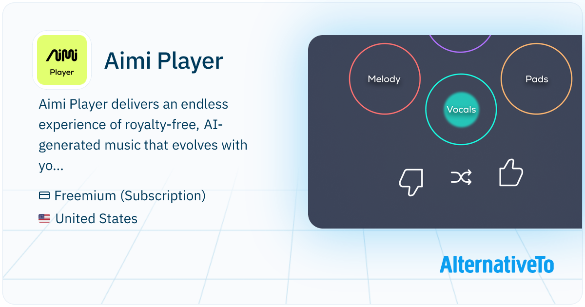 Aimi Player: Aimi Player generates endless, royalty-free AI music ...