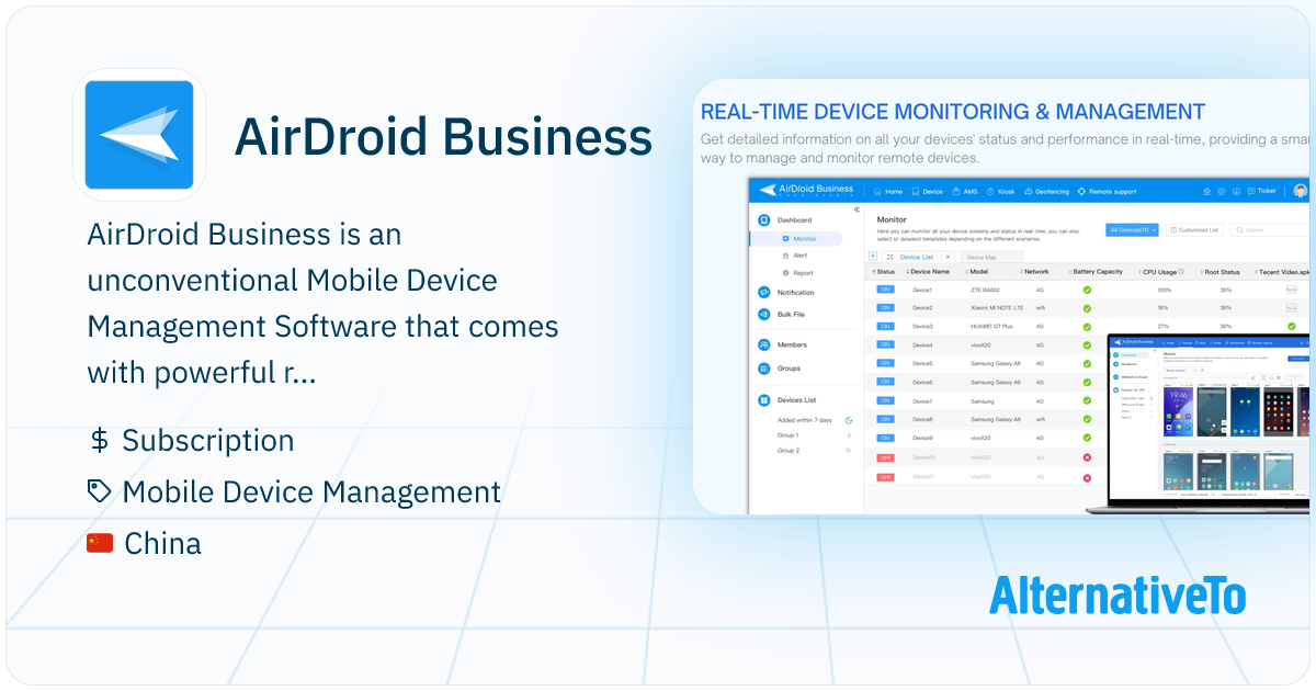 AirDroid Business: All-in-one Enterprise Mobile Device Management ...