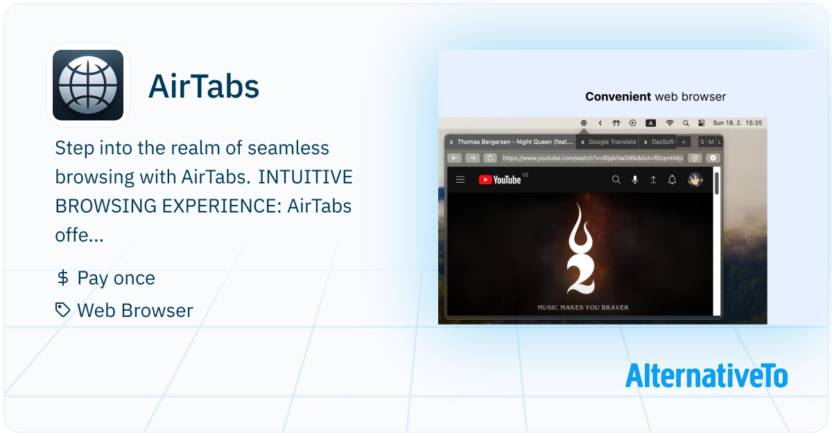AirTabs: Offers a simple yet powerful web browser directly in your ...