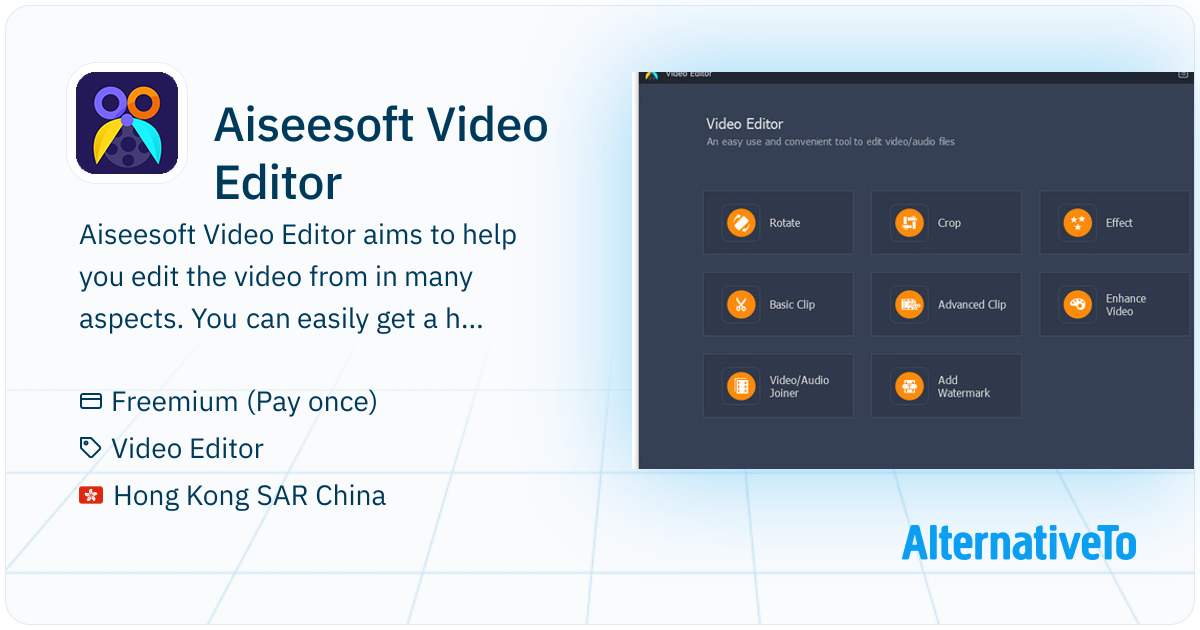 Aiseesoft Video Editor: The best video editing software that can help ...