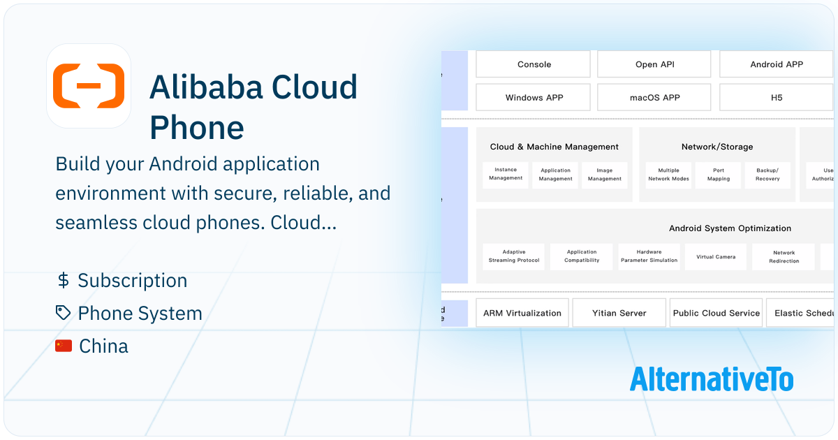 Alibaba Cloud Phone: Cloud Phone enables you to run virtual mobile ...
