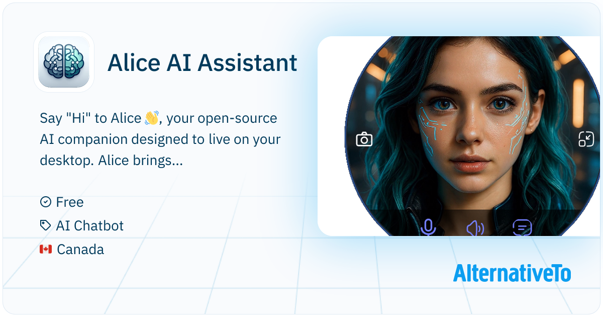 Alice AI Assistant: Alice is a smart desktop AI assistant application ...