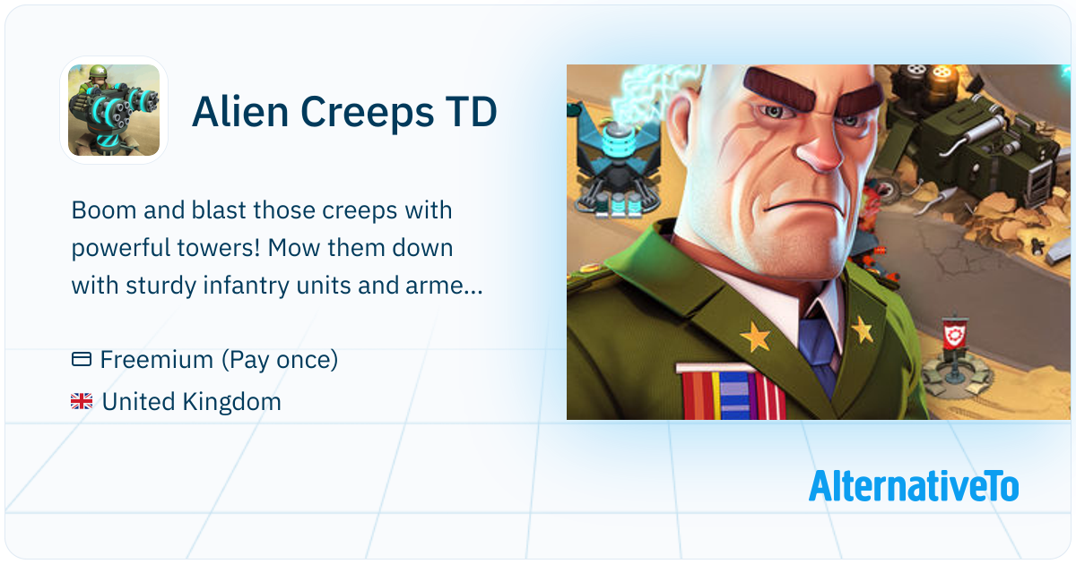 Alien Creeps TD: The tower defense game that has it all: | AlternativeTo