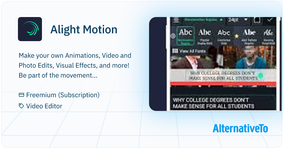 Alight Motion: Make your own Animations, Video and Photo Edits ...
