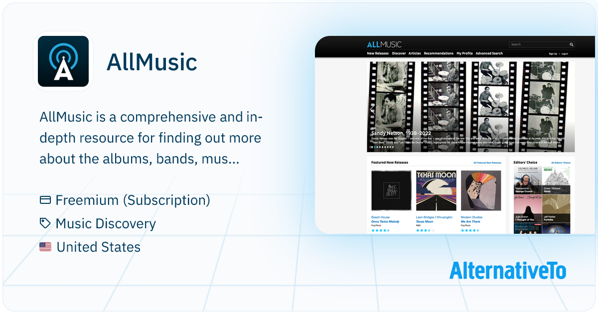 AllMusic: Provides comprehensive music info including reviews and ...
