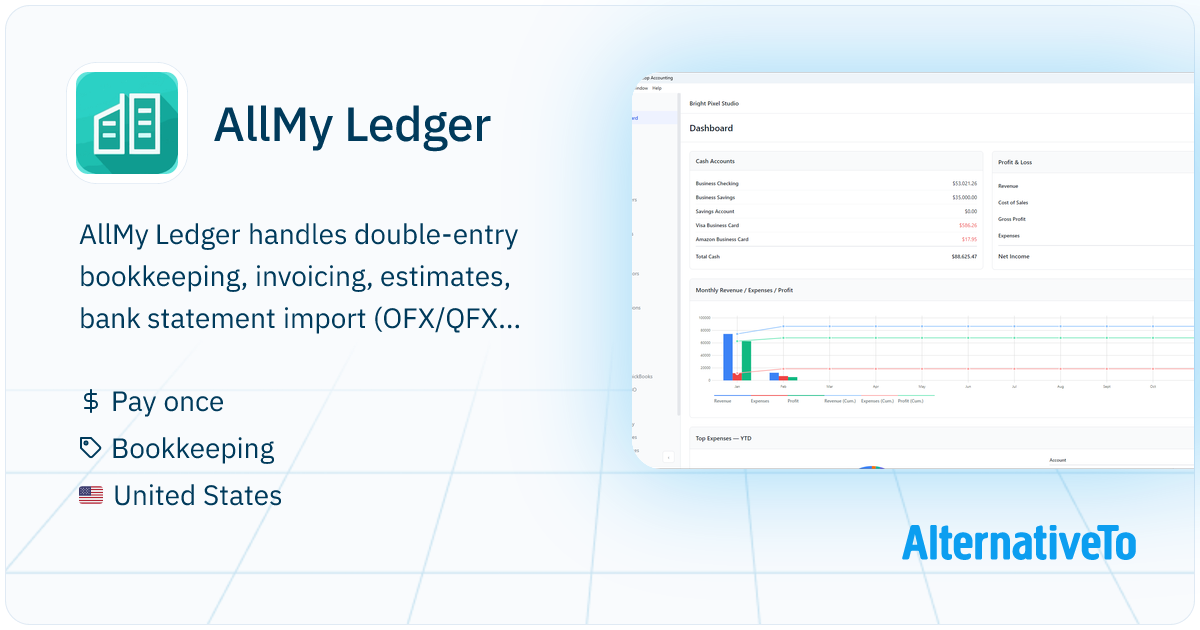 AllMy Ledger: Professional desktop accounting for freelancers and small ...
