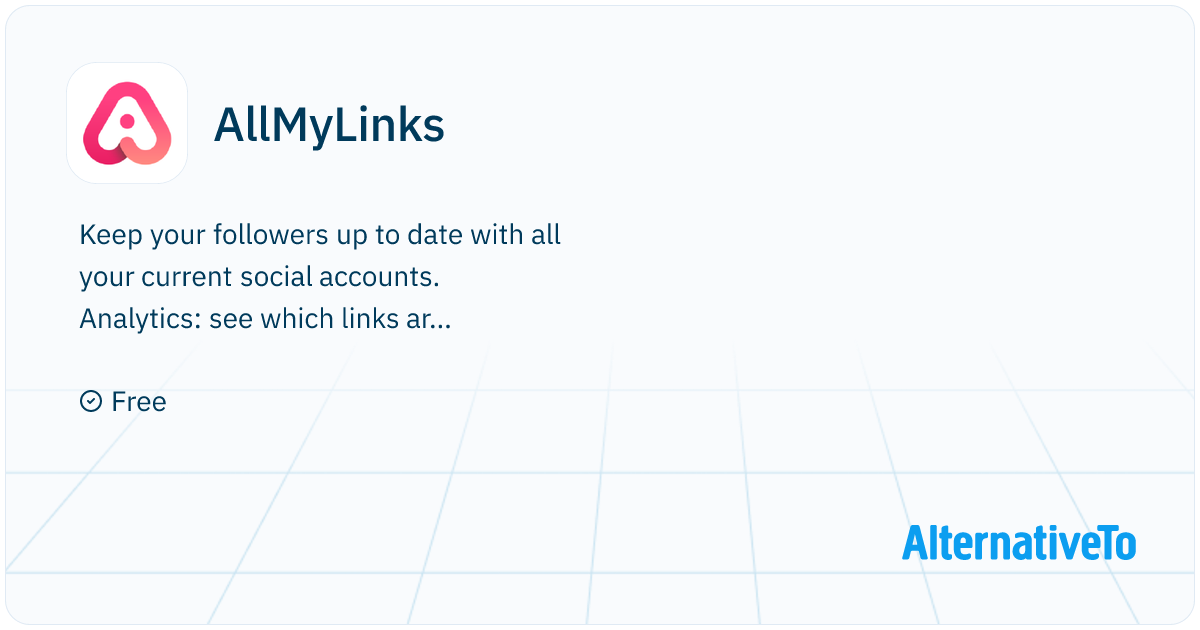 AllMyLinks: Finally, all my links in one place! | AlternativeTo