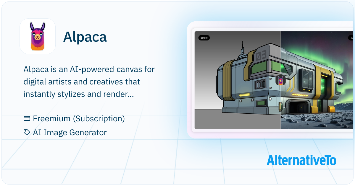 Alpaca: Combining Human skill and AI generative power | AlternativeTo