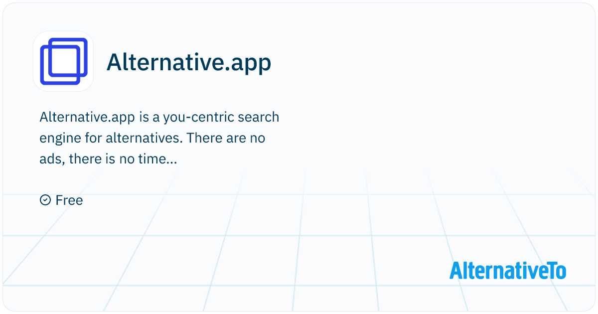 Alternative.app: Find the ideal product for you using a crowdsourced ...