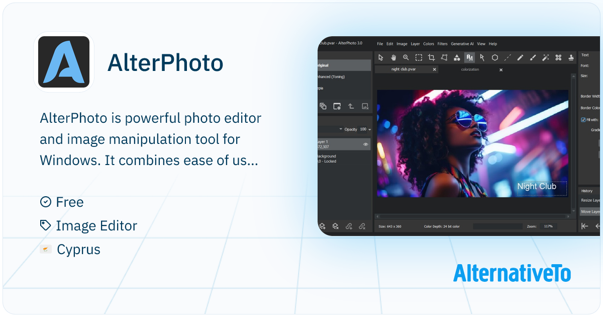 AlterPhoto: Is powerful photo editor and image manipulation tool for ...