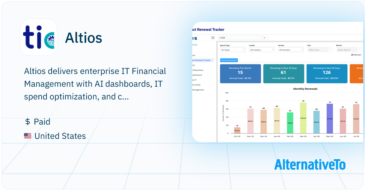 Altios: An AI-powered platform that unifies IT, cloud, and business ...