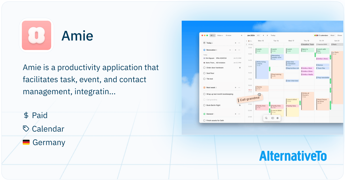 Amie: Todos, email, calendar. All in one single place | AlternativeTo