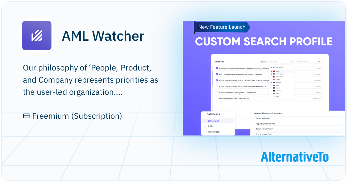 AML Watcher: Our philosophy of ‘People, Product, and Company ...