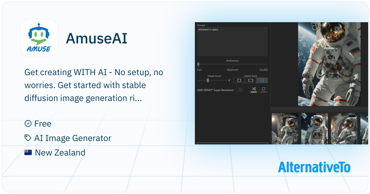 AmuseAI: Create AI art, with the latest Stable Diffusion models, on ...