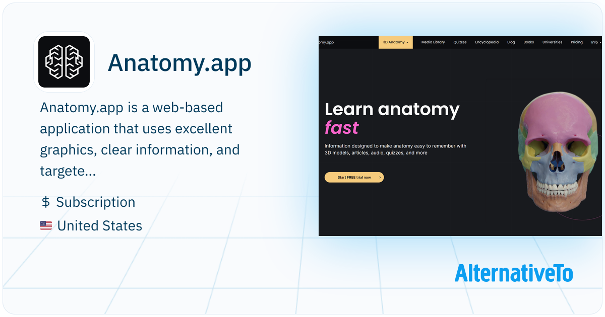 Anatomy.app: Unlocks the world of human anatomy. Explore every muscle ...