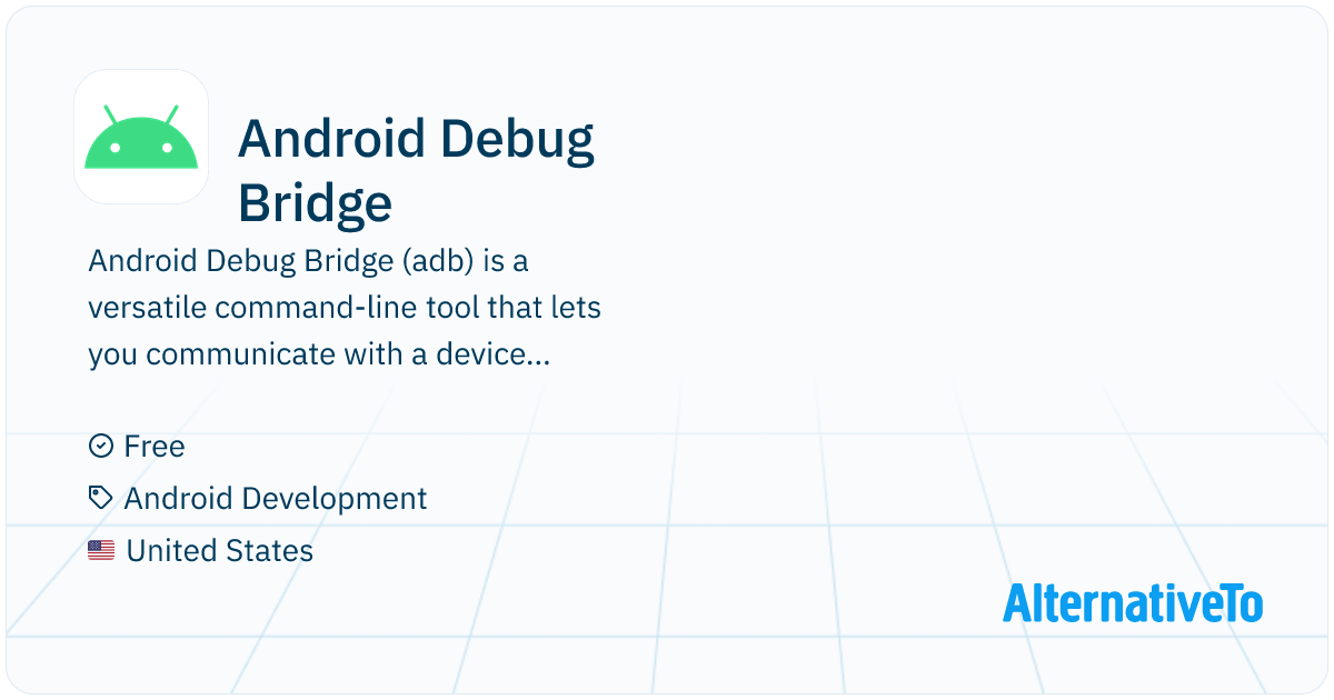 Android Debug Bridge: (adb) is a versatile command-line tool that lets ...