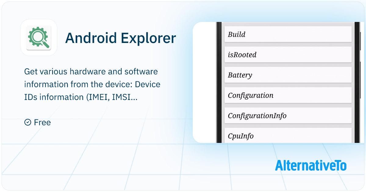 Android Explorer: Get various hardware and software information from ...