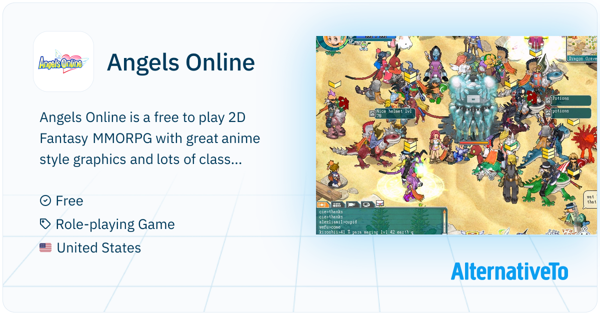 Angels Online: Free to play 2D Fantasy MMORPG | AlternativeTo